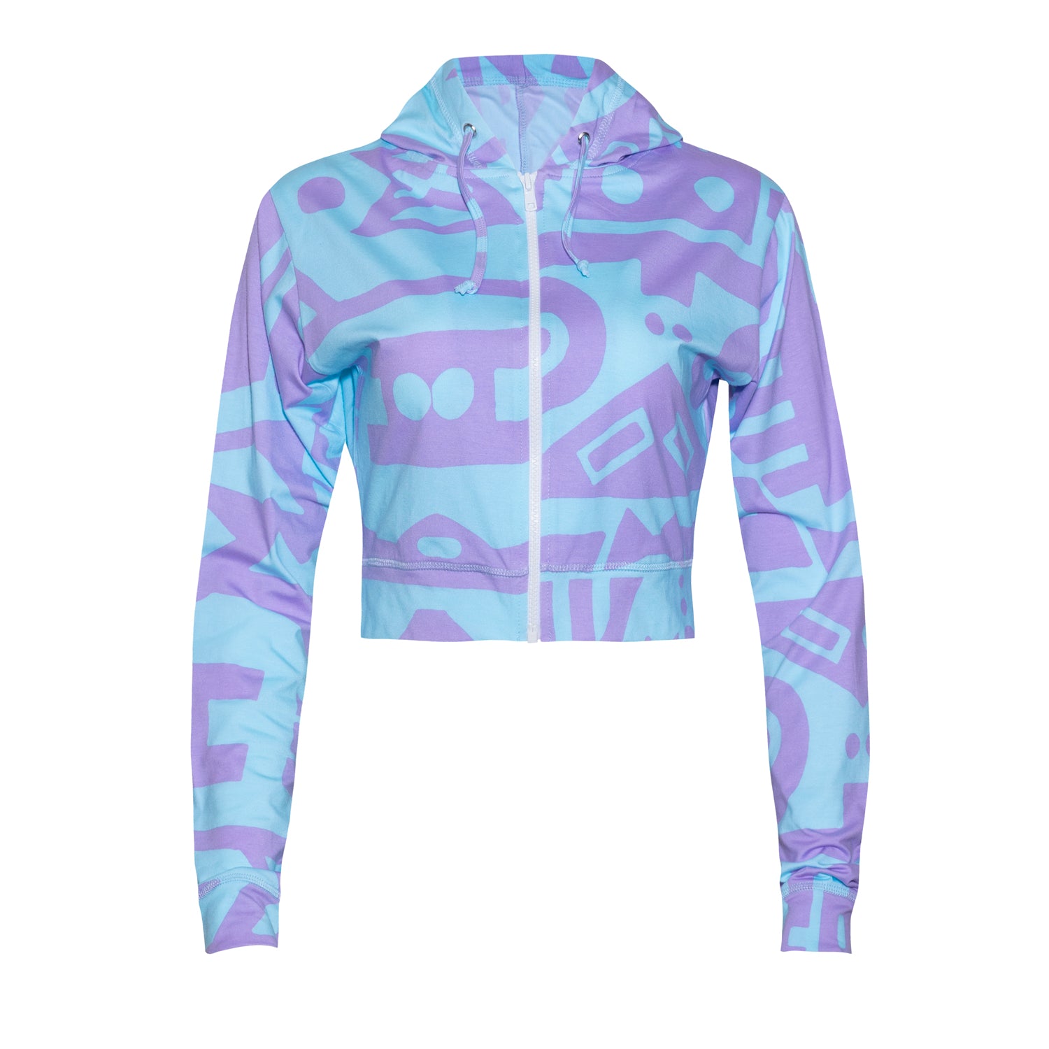 PASTEL MINI ZIP UP HOODIE – BAM-BAM